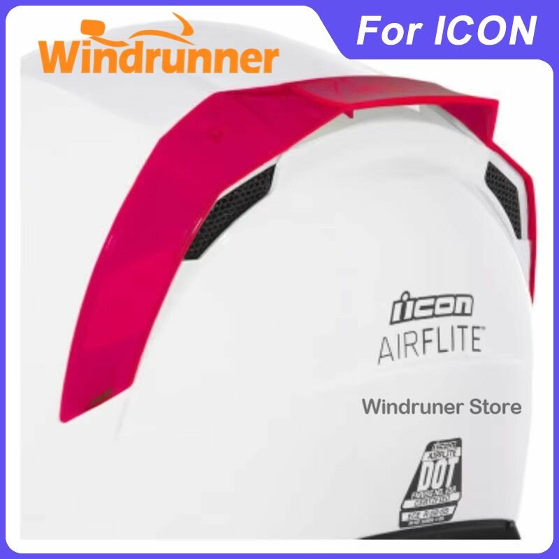 Задний спойлер Icon Airflite для крышек мотоциклетных шлемов Airflite