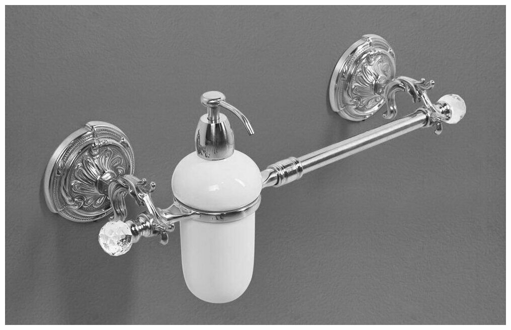 BAROCCO CRYSTAL AM-2057-Cr-C Полотенцедержатель с кольцом, без керамики