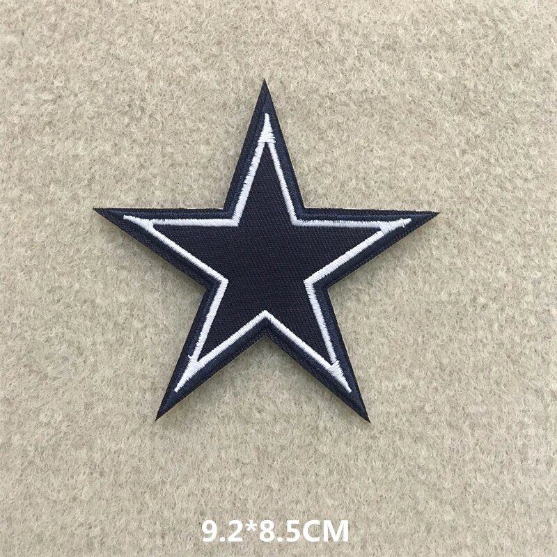 Черно-белые вышитые нашивки с крестом и призраком Темно-синий, CT-0328