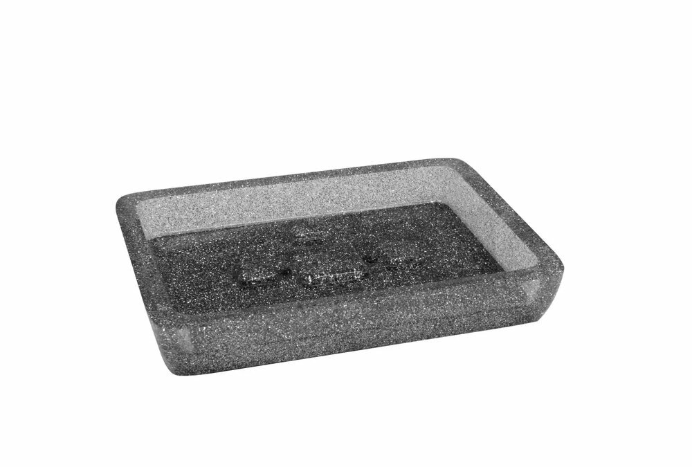 Мыльница Ridder Dina 2187310 настольная, черная