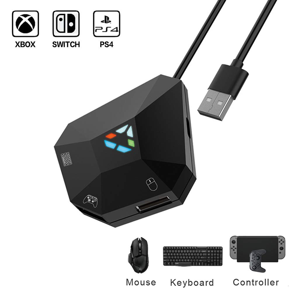 Переходник конвертер адаптер для подключения мыши и клавиатуры к Sony PS4, PS3, Xbox One, Series S X, 360, Nintendo