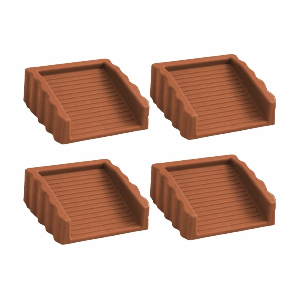 Дверные клинья из резины, Кофейный цвет