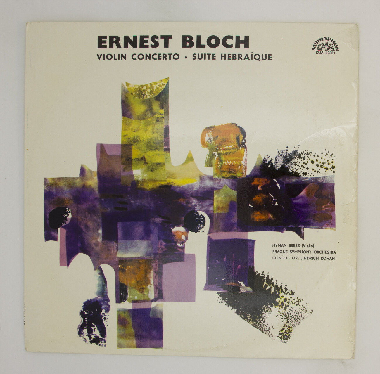 Виниловая пластинка Ernest Bloch NM