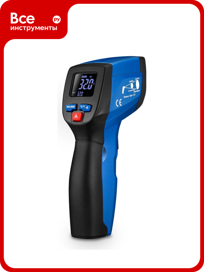 Инфракрасный, СЕМ, термометр СЕМ DT-820 482391, бесконтактного измерения температуры, предназначен