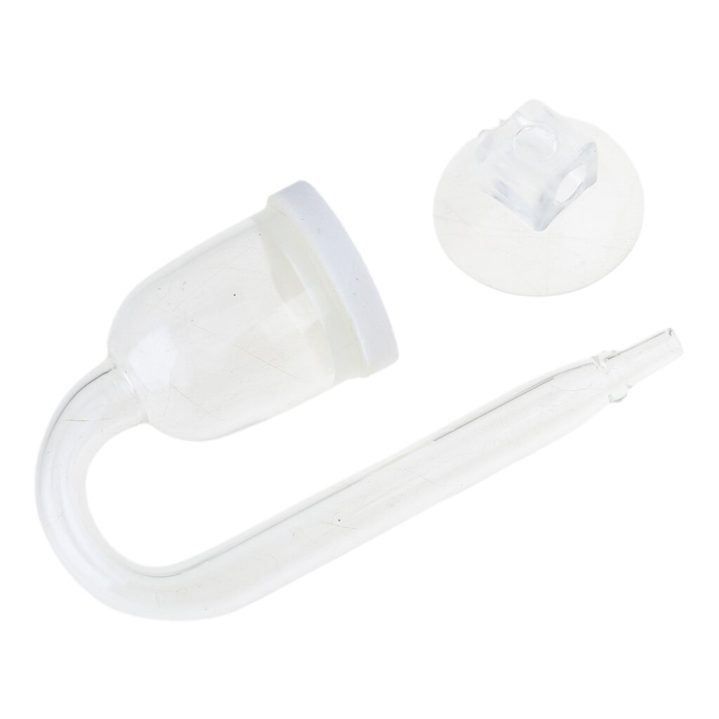 Рассеиватель CO2 Стеклянный Распылитель для Аквариума, Установленный для Аквариума, Создает Насыщенную Фиксацию CO2 с помощью присоски с Тихим Бульканьем