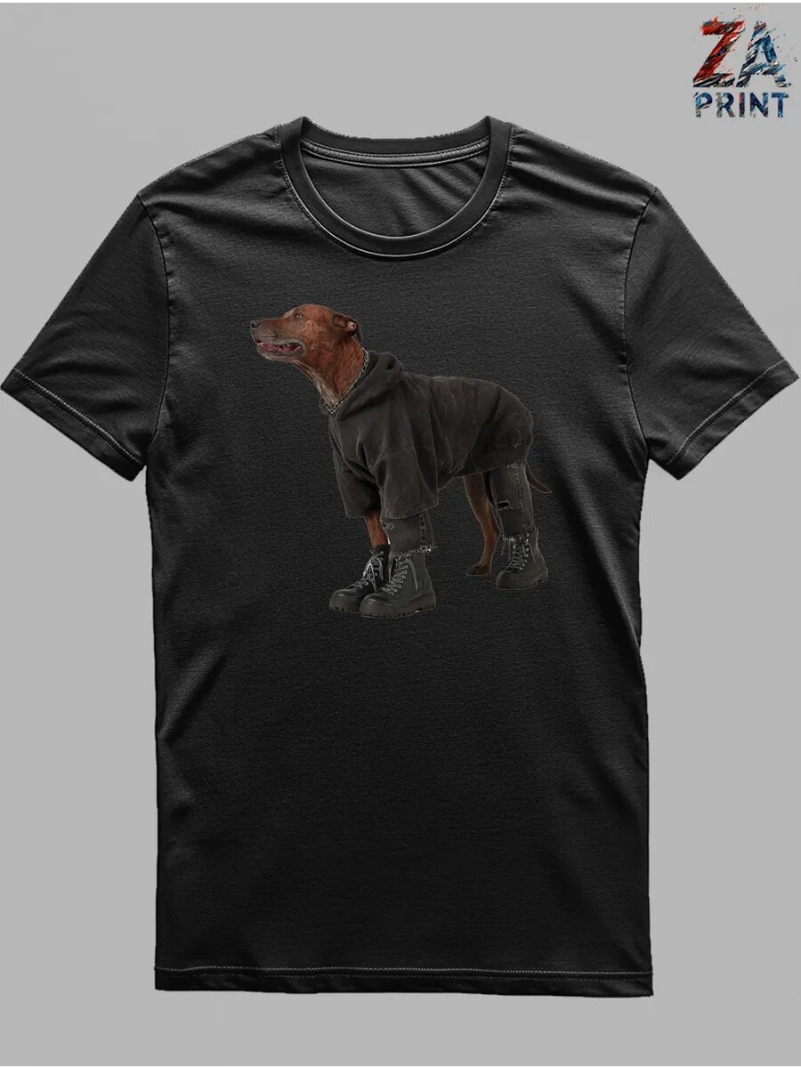 Футболка собака олдмани