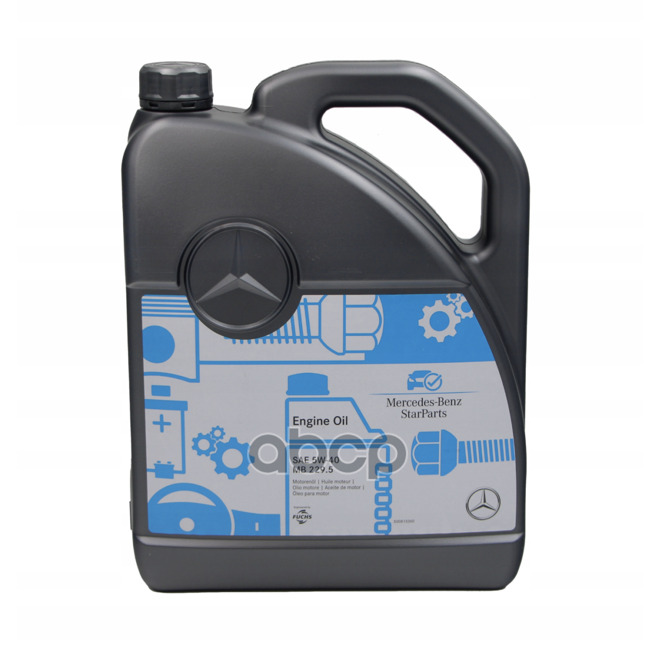 Моторное масло MERCEDES-BENZ MB 229.5 5w-40 5л MERCEDES-BENZ арт. A000989 681013FSEW