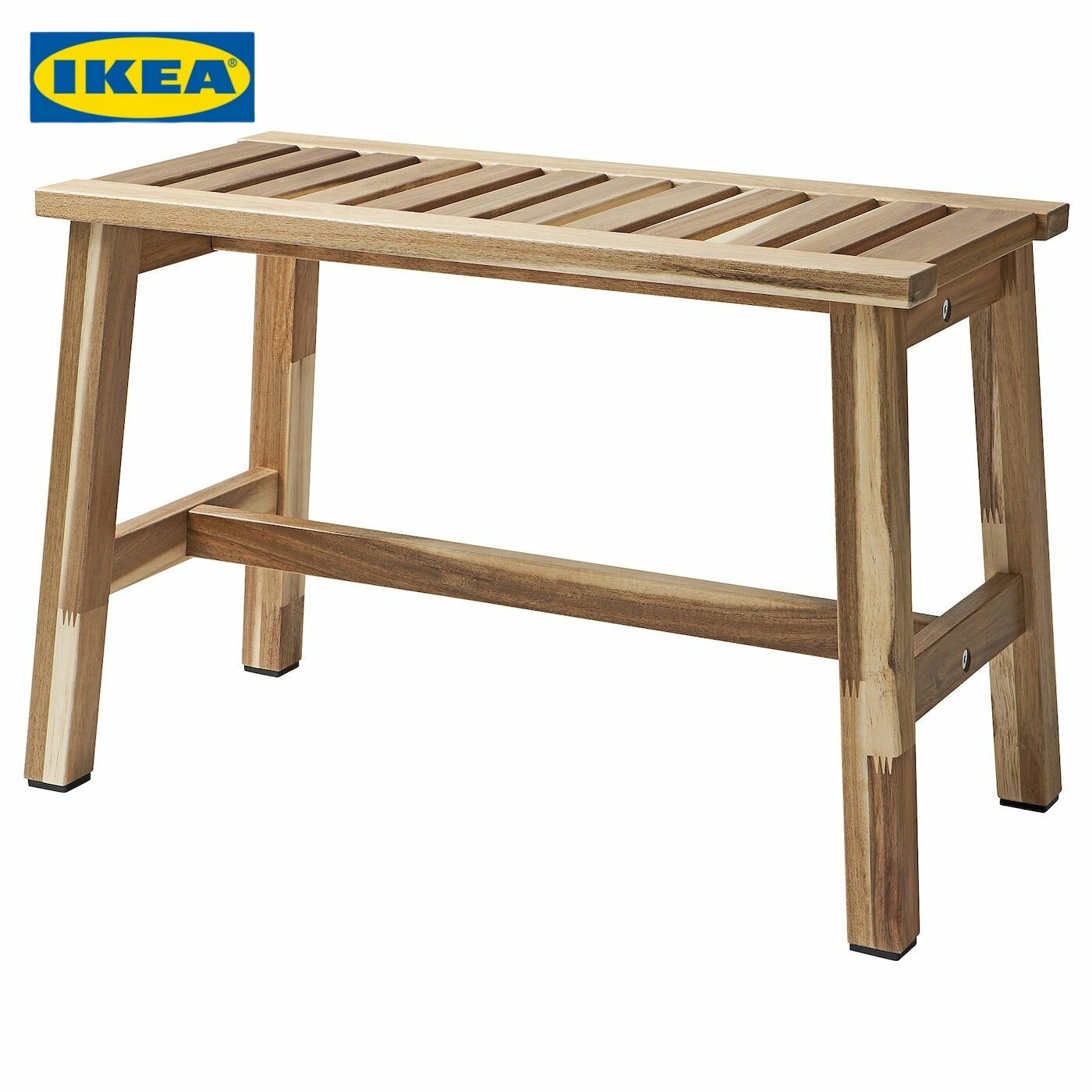 Скамейка IKEA STOREDAMM, палисандр, 63*31 см