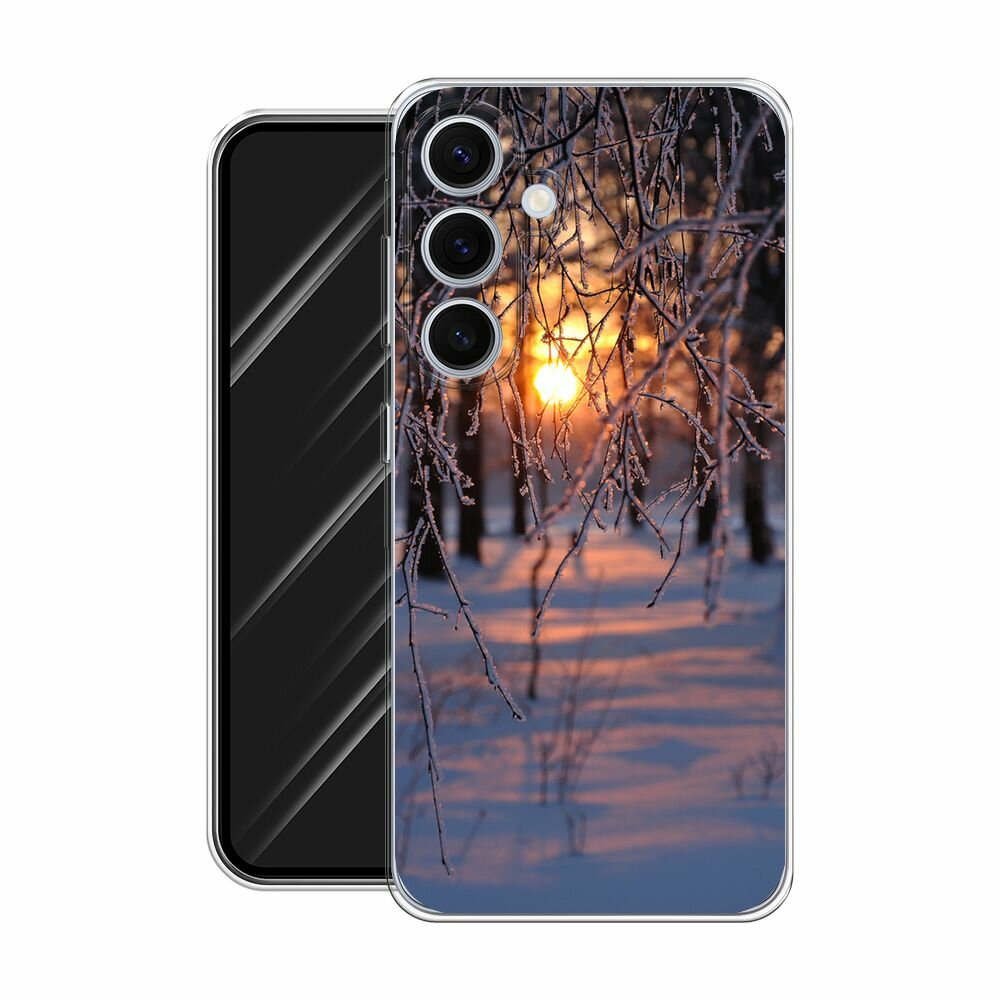 Чехол на Samsung Galaxy S24 FE 5G / Самсунг S24 FE с принтом Зима 7 — фото 1