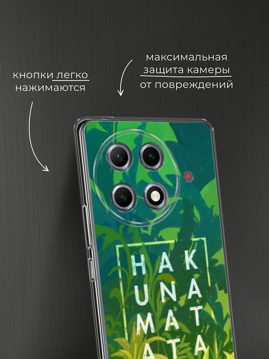 Чехол на Tecno Camon 30S Pro / Текно Камон 30S Про с принтом "Акуна матата" — фото 1