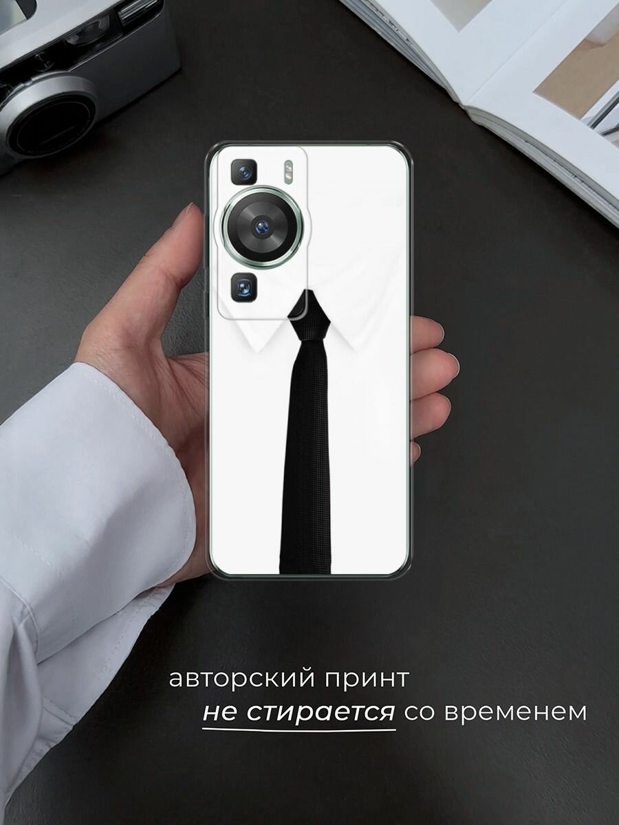 Чехол на Huawei P60/P60 Pro / Хуавей P60/P60 Про с принтом "Галстук" — фото 1