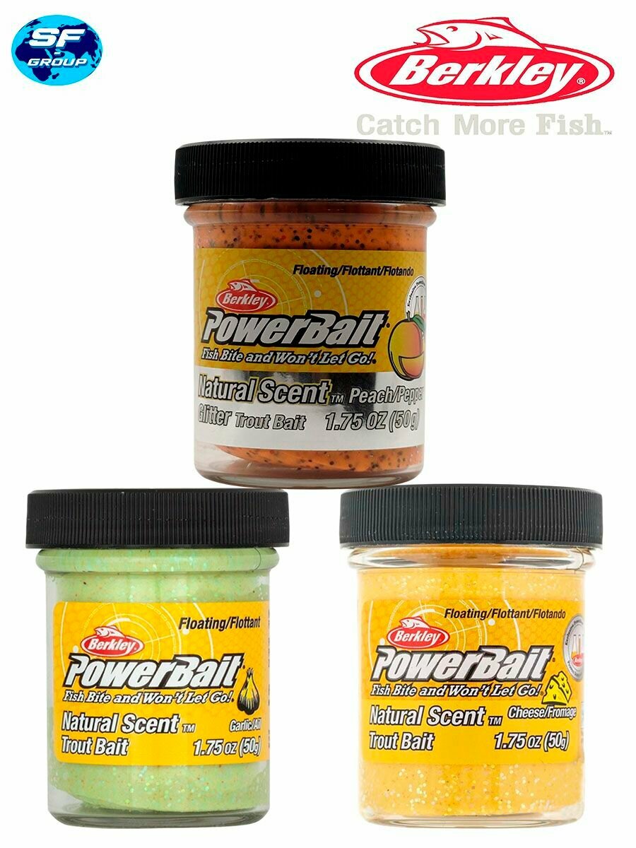 Паста Berkley PowerBait Natural Scent Trout Bait Set 1 150g