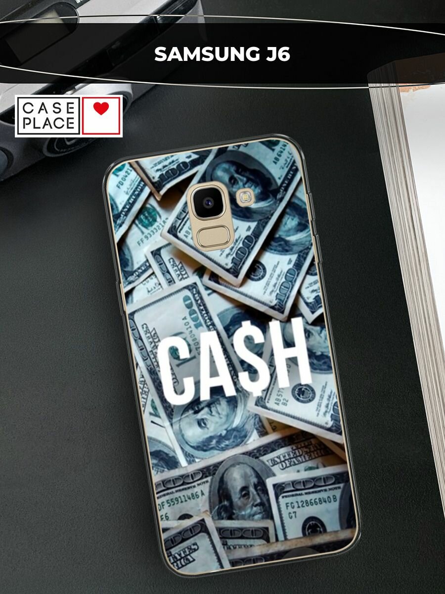 Чехол на Samsung Galaxy J6 2018 / Самсунг Галакси Джей 6 2018 с принтом "Cash"