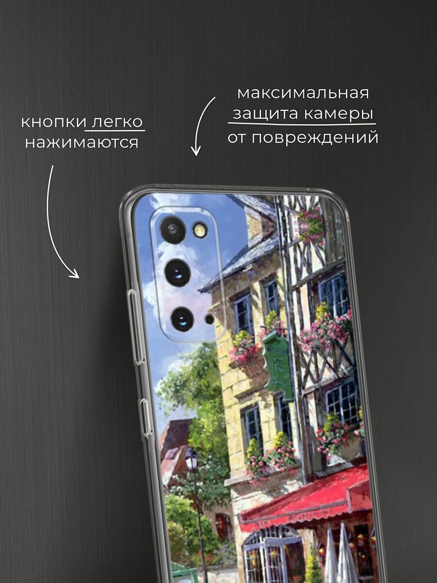 Чехол на Samsung Galaxy S20 / Самсунг Гэлакси S20 с принтом "Старая улица" — фото 1