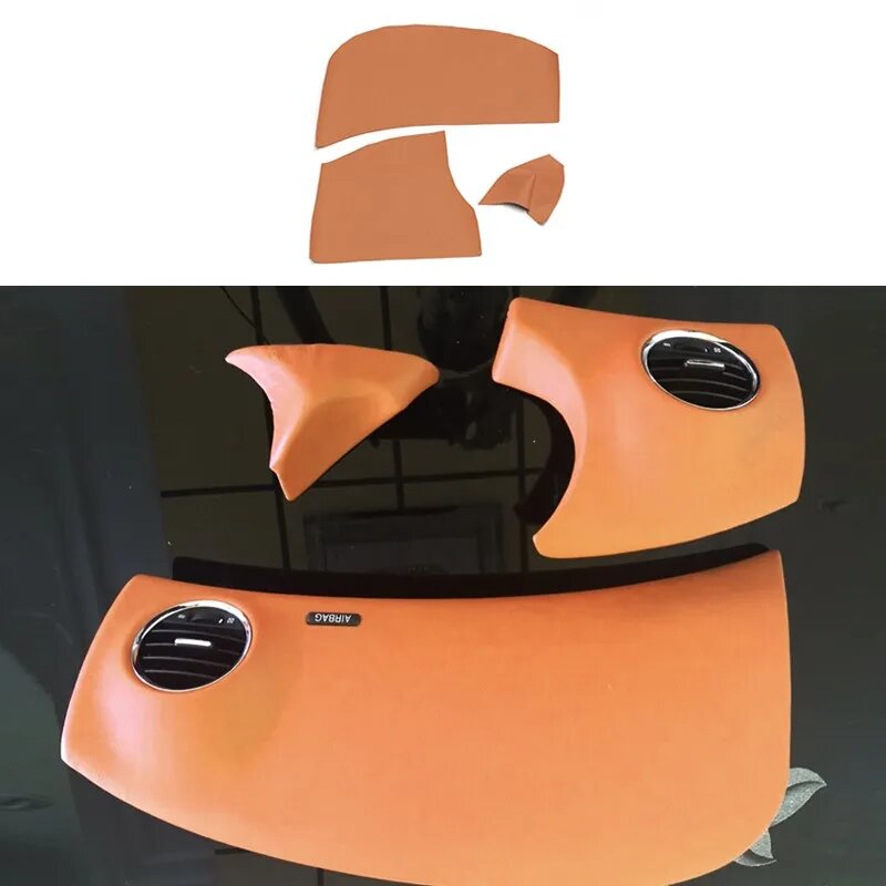 Кожаный подлокотник из микрофибры для салона автомобиля Chevrolet Classic 3x Center Dashboard, black