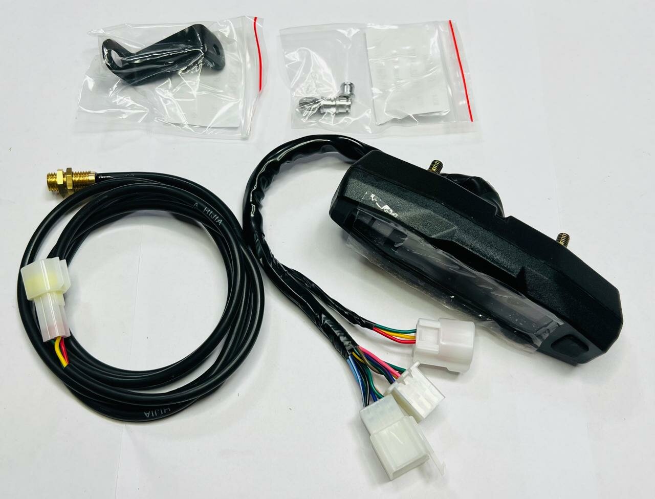 Приборная панель для мотоцикла (электронный спидометр) с датчиком скорости + магнит H7-01 03.02.0105