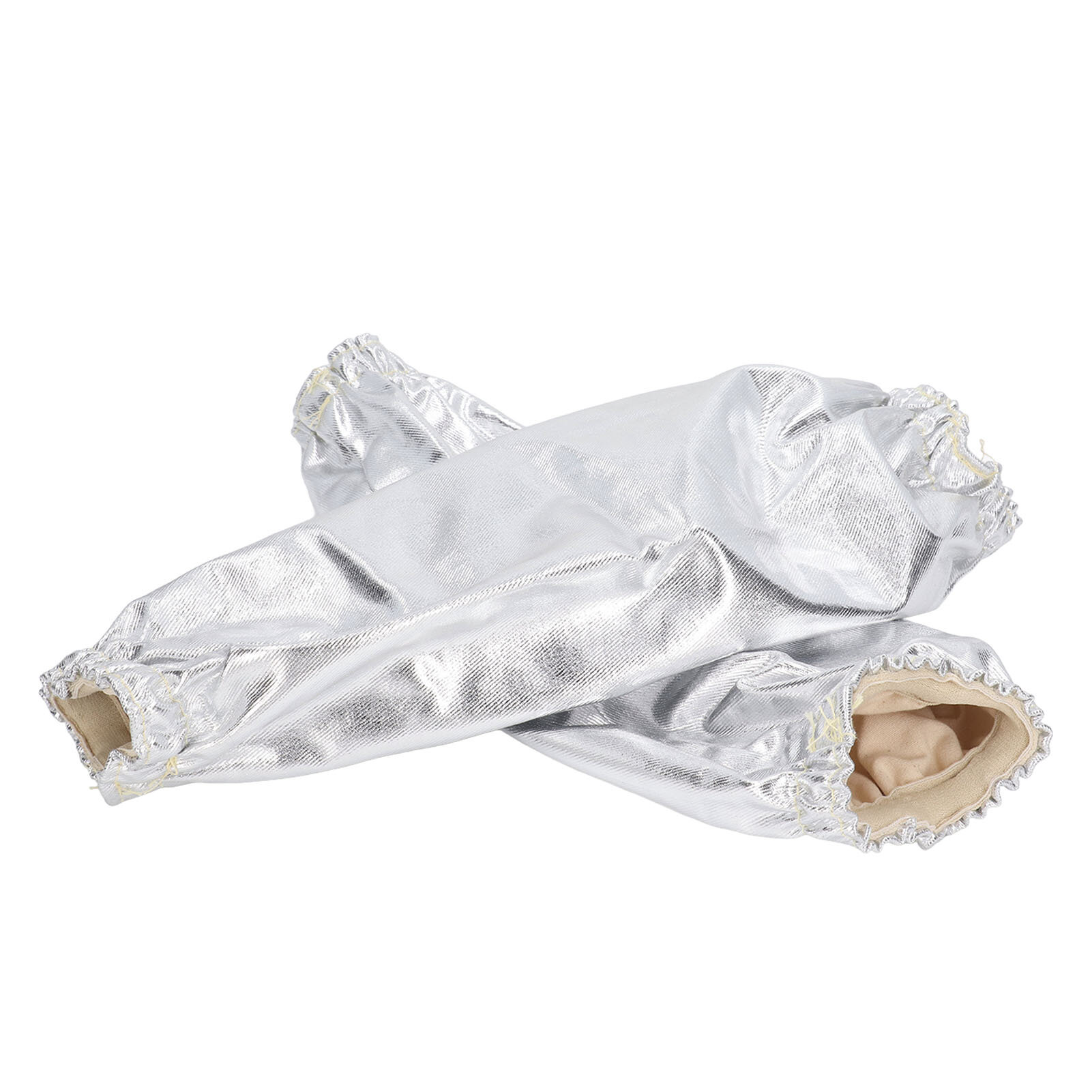 1 пара нарукавников из термостойкой алюминиевой фольги, огнестойкие, защитные для сварки