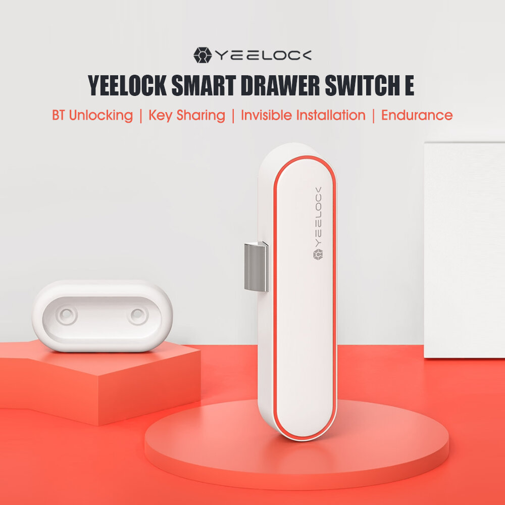 YEELOCK Умный замок для ящиков E Keyless Lock Управление через приложение BT Защита от кражи Безопасность детей Скрытый замок