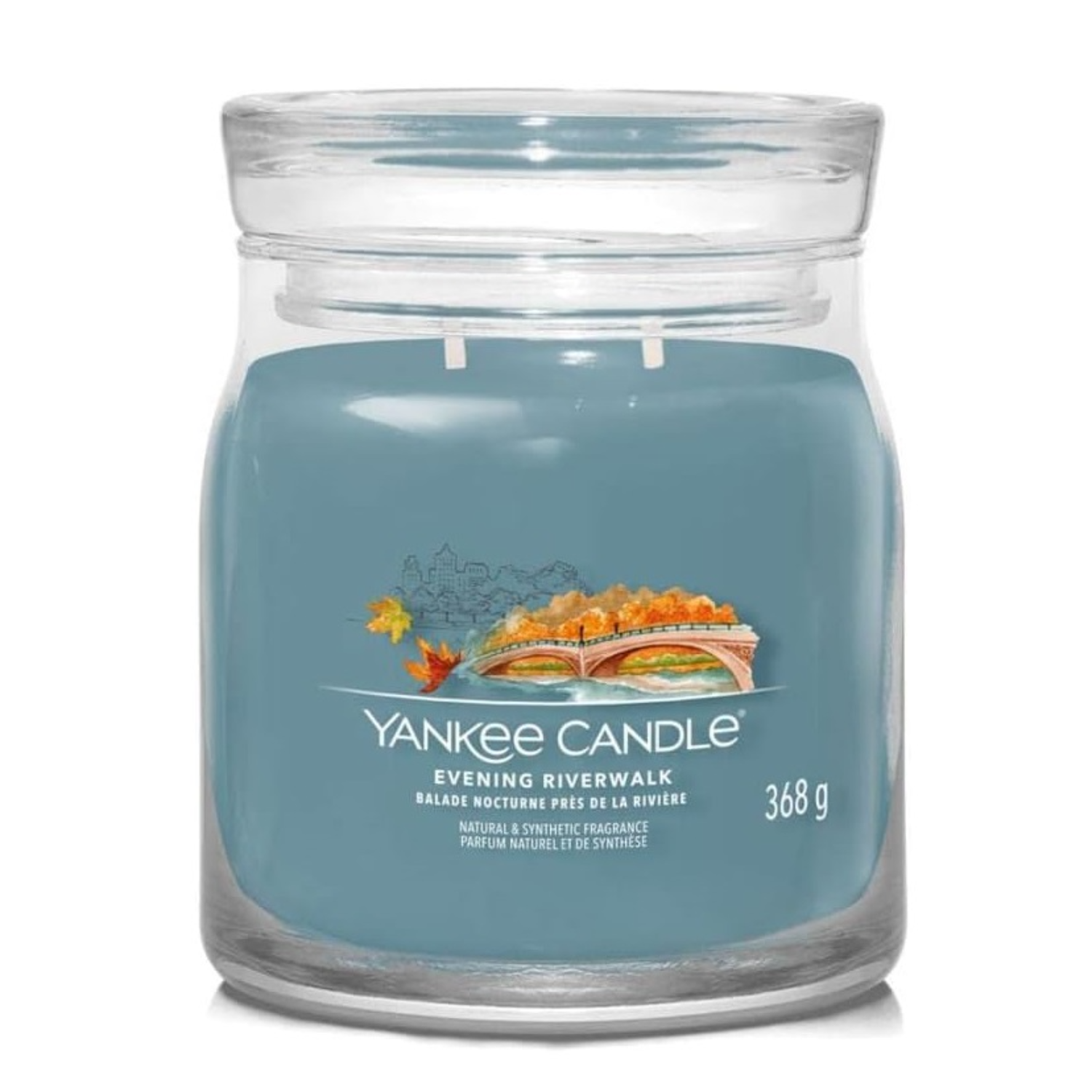 Ароматическая свеча Yankee Candle SIGNATURE "Вечерняя набережная/EVENING RIVERWALK", средняя