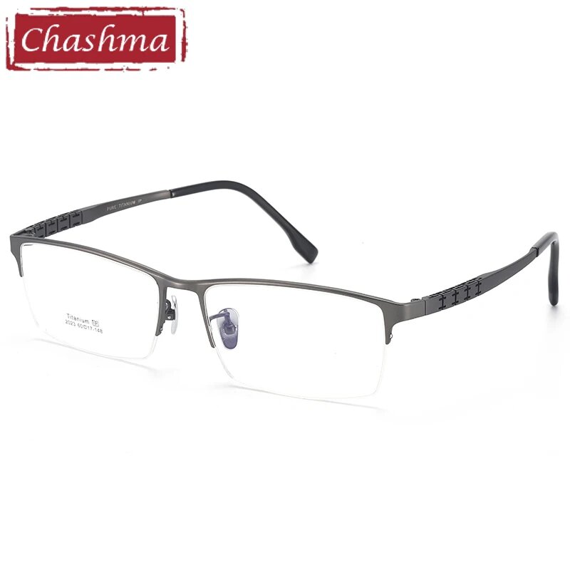 Мужские очки Chashma из титана 150 мм 2023 Gray