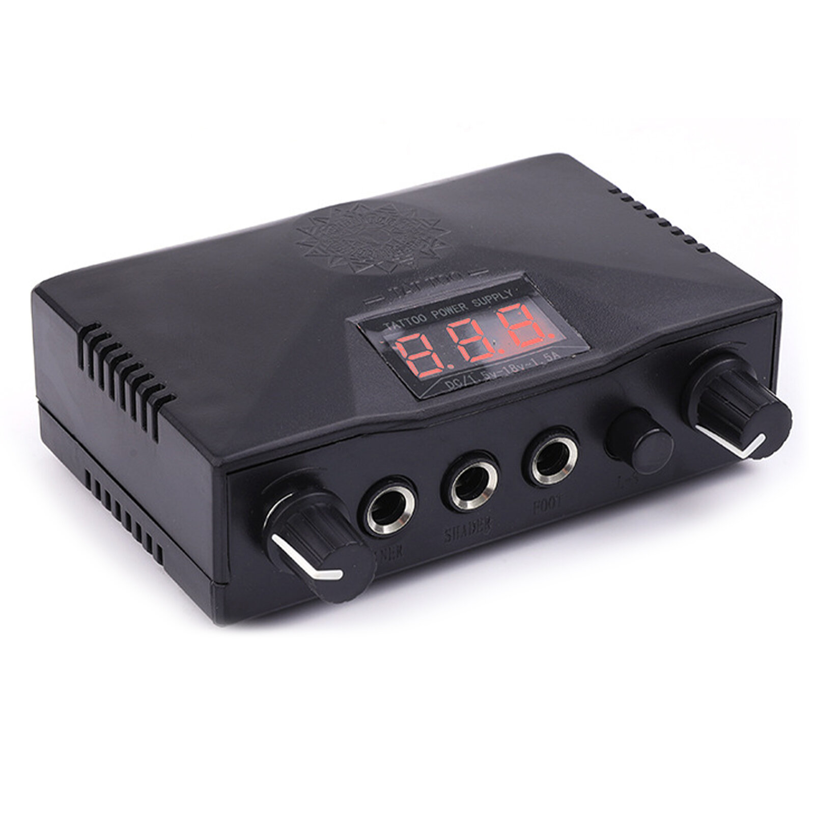 Блок питания для тату-машинки с мини-дисплеем и корпусом из АБС-пластика