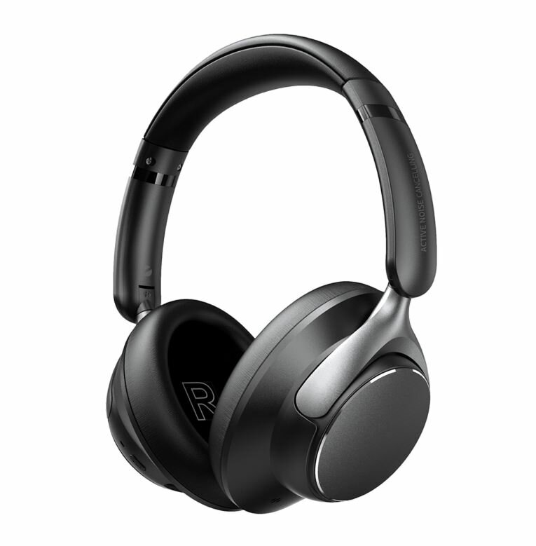 Беспроводные накладные наушники Stereo Core ANC, BT 6.0, 400 мАч, черный, Deppa