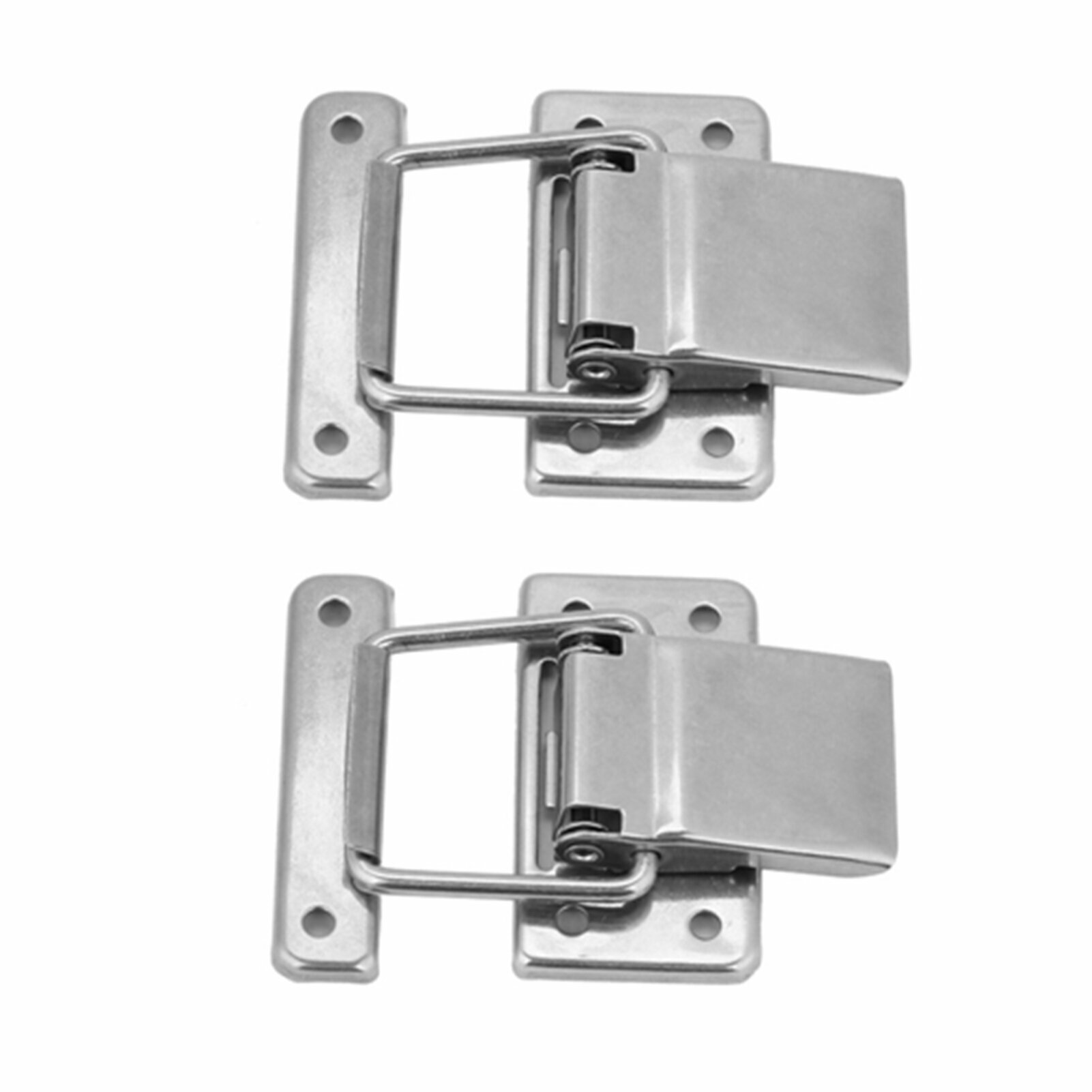 2pcs Заколка-Прижим С пружиной Для Шкафов Коробок, Стainless Steel, Модель DK062, Размер 15*40mm, Вес 61g, Металл Стальной, Фурнитура Для Домашнего Юстирования, Офиса, Магазина, Механического Оборудования, Электромеханики, Строительных Материалов