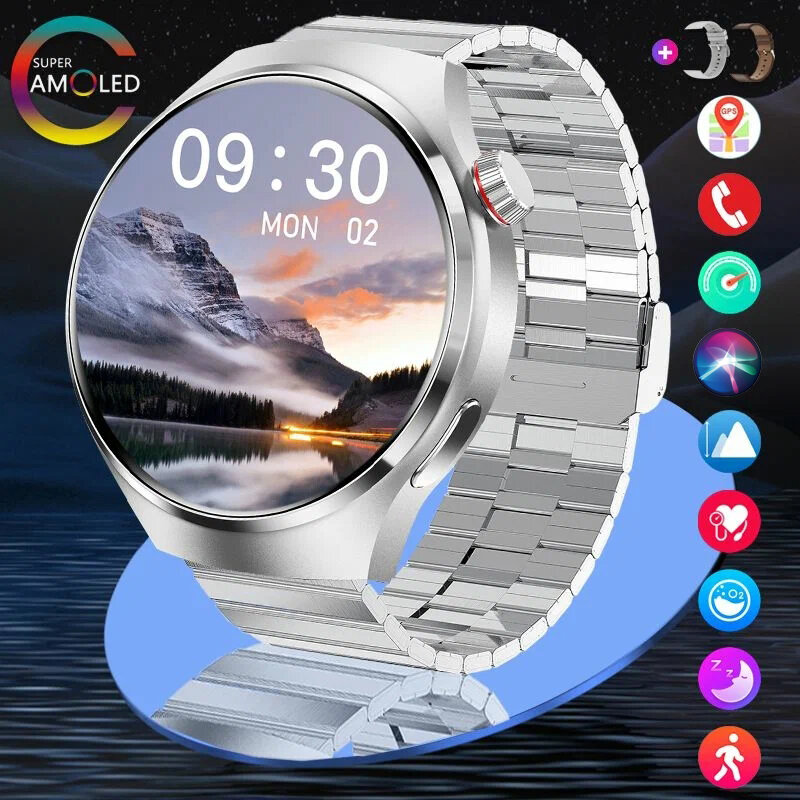 Смарт-часы Smart Watch Premium 4 Pro, Edition 2023-2024, 46мм, 3 ремешка в комплекте, (наручные смарт часы для айфон/андроид) электронные