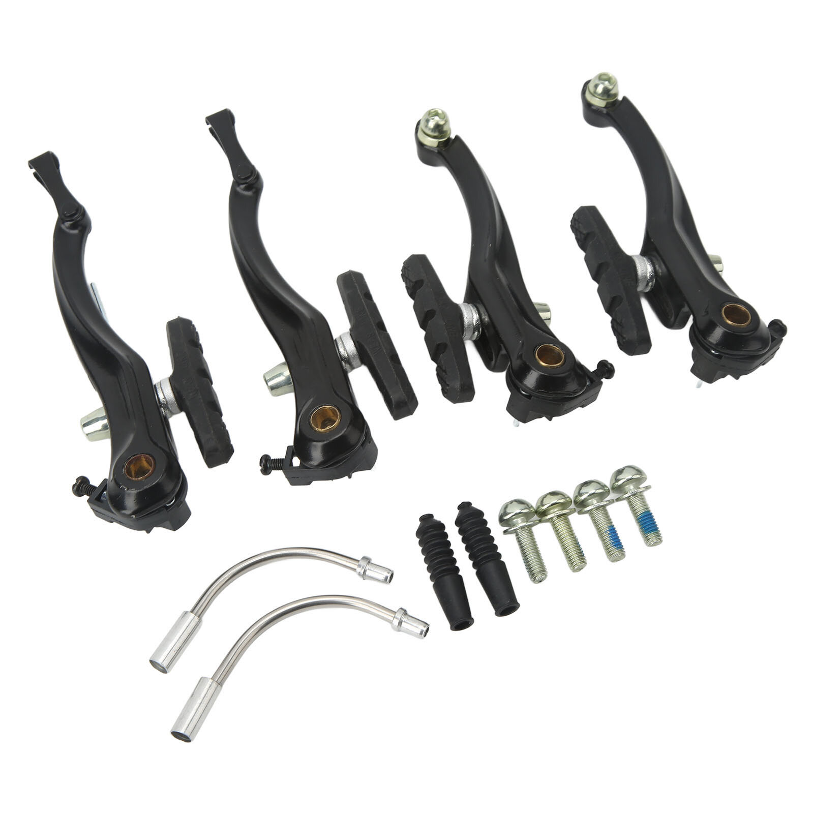 Комплект тормозов Bike V из алюминиевого сплава, черные аксессуары для горных велосипедов для складного велосипеда