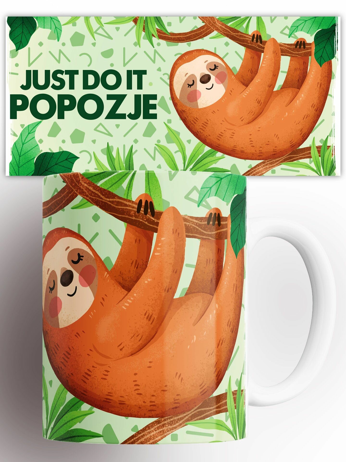 Кружка с приколом Just Do It Popozje 330 мл, материал керамика, 1 шт.