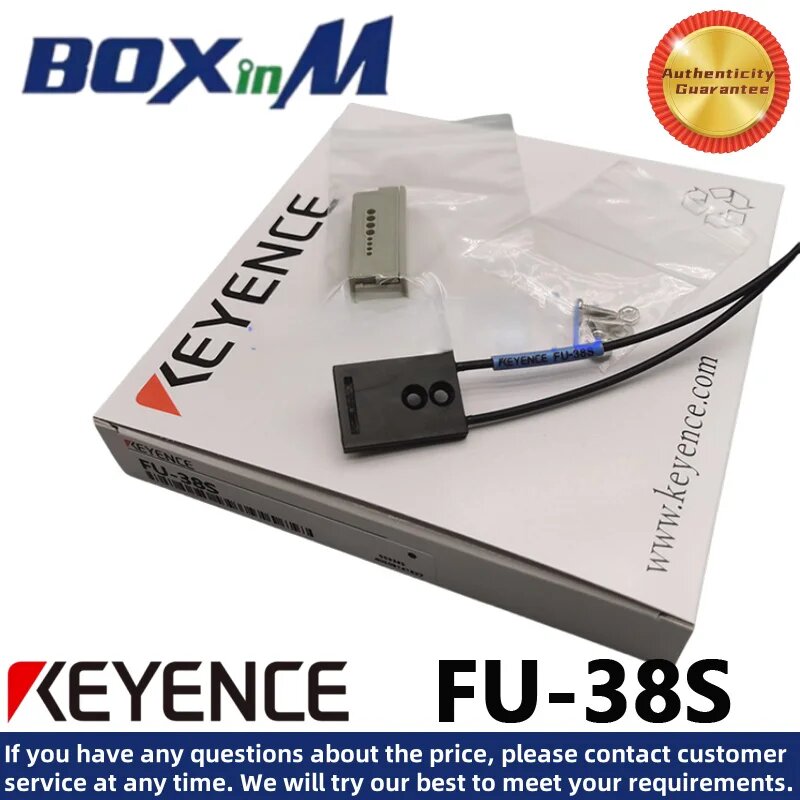 KEYENCE FU-38S отражающий оптоволоконный датчик