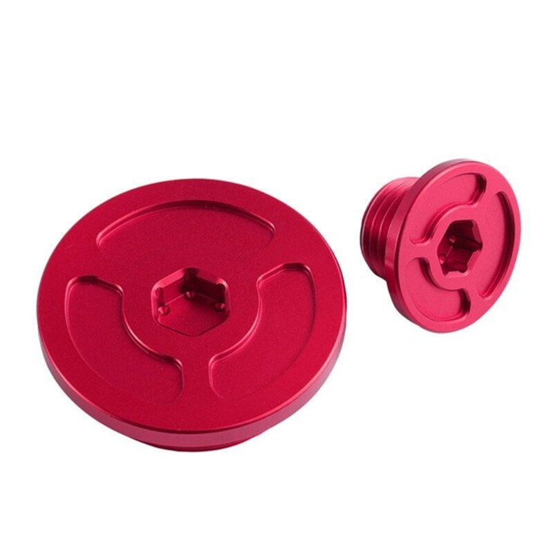 Мотоциклетный двигатель модернизируется загрязнение масляных крышек, модификация мотоцификации, подходящая для CRF250/450/R, красный