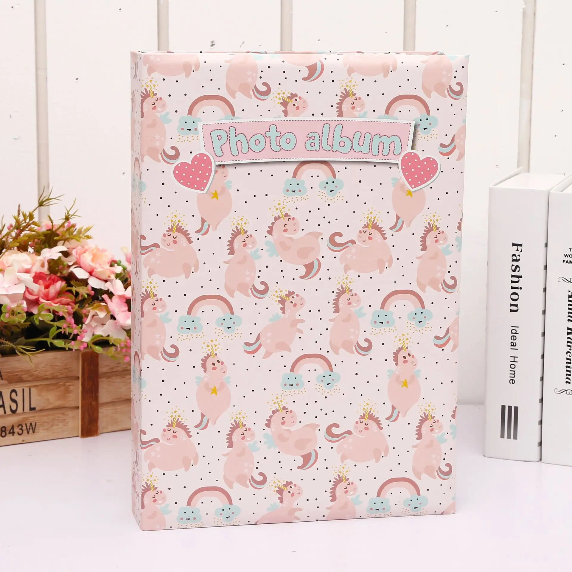 Карманный фотоальбом из крафтовой бумаги 300 фото Cute pony