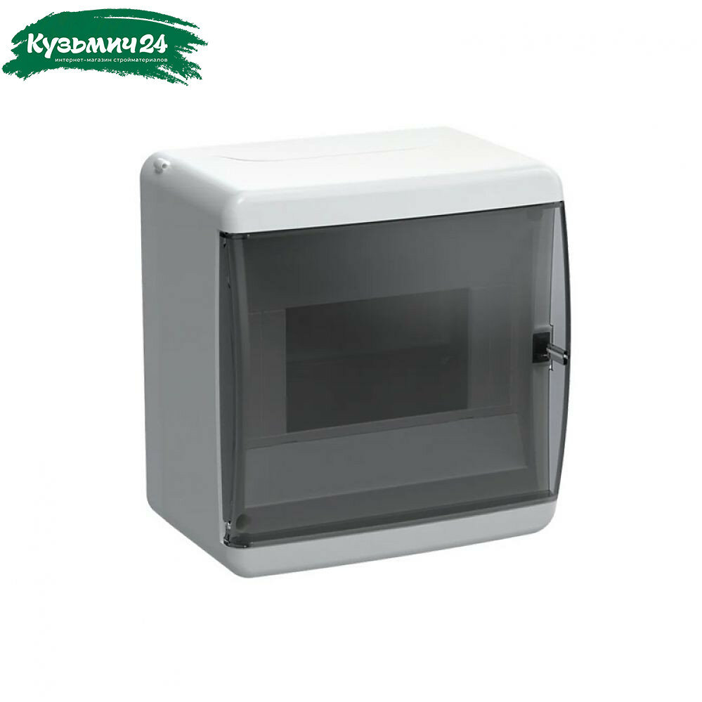 Бокс пластиковый накладной IEK TEKFOR КМПн-6 IP41 прозрачная дверь 6 модулей