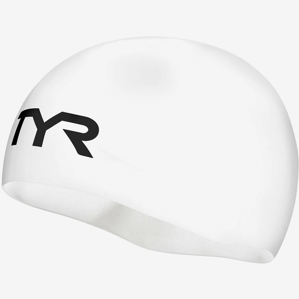 Шапочка для плавания TYR Competitor Racing Cap (100 Белый, O/S)