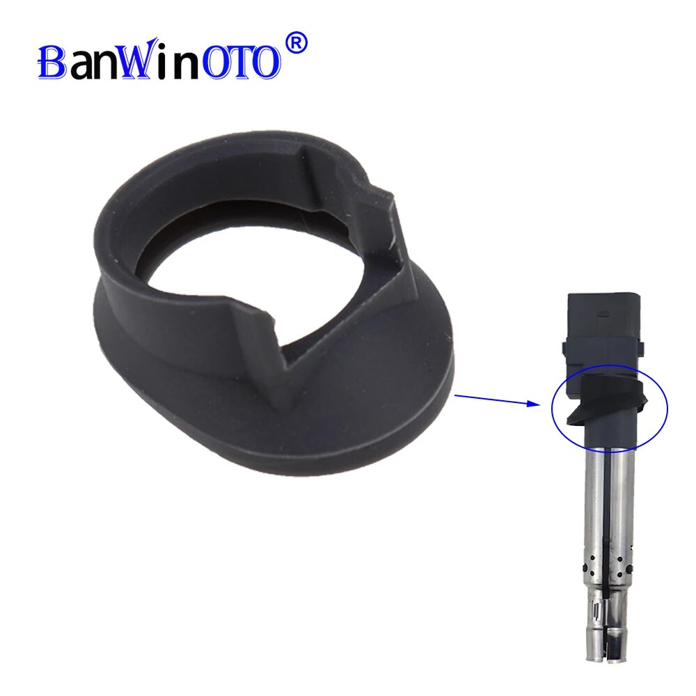 Набор из 6 шт. резиновых катушек зажигания для VW Passat Golf T5 AUDI A3 TT Q7 R32 Touareg V6 3.2L 3.6L Porsche 2004-2009 мкФ-531, UF-531