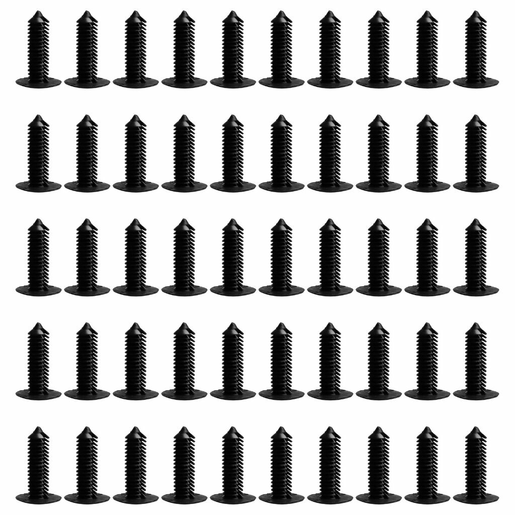 Автомобильные пластиковые ивовые гвозди с колючей проволокой в форме пряжки - 50 штук