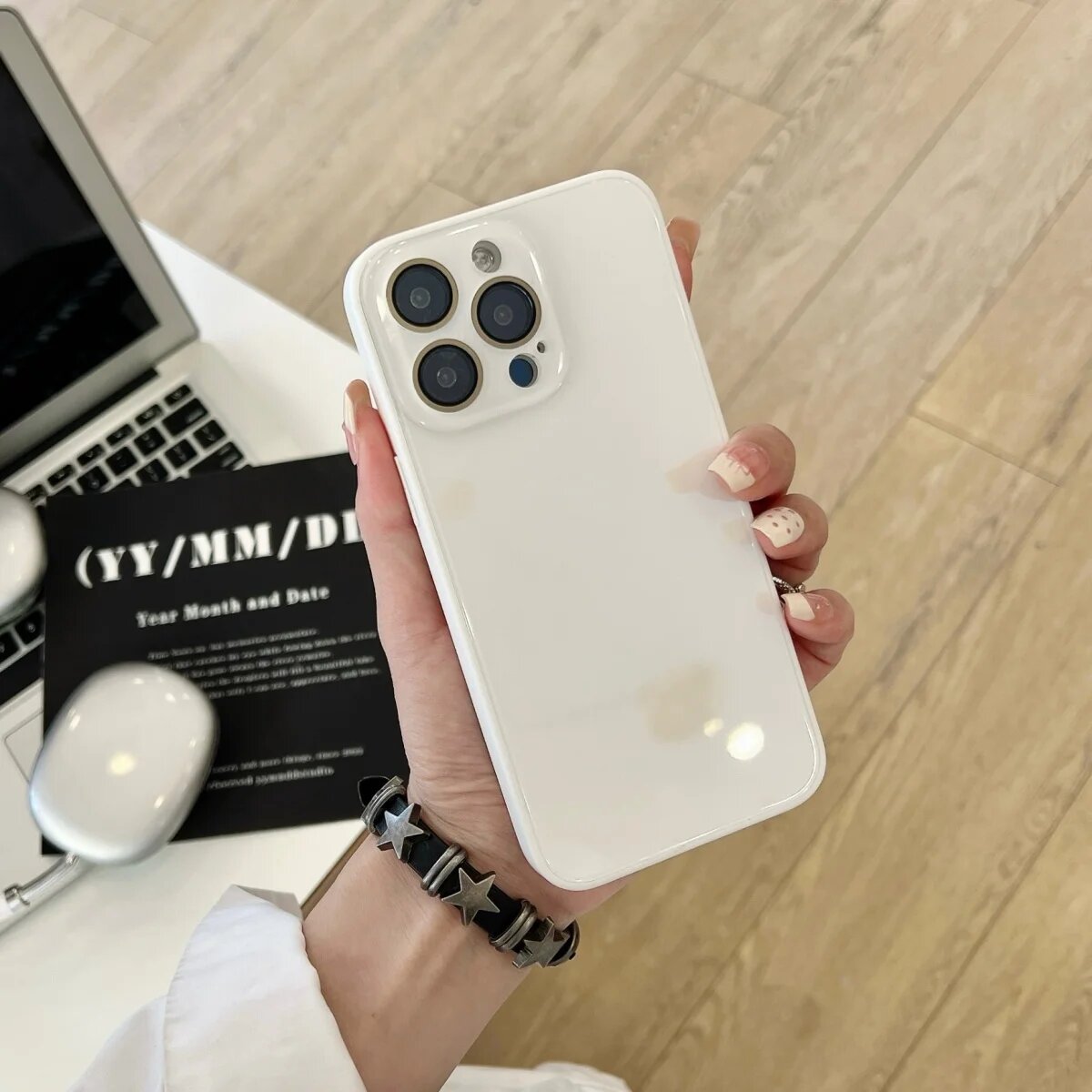 Белый чехол для iPhone 12 GD White — фото 1