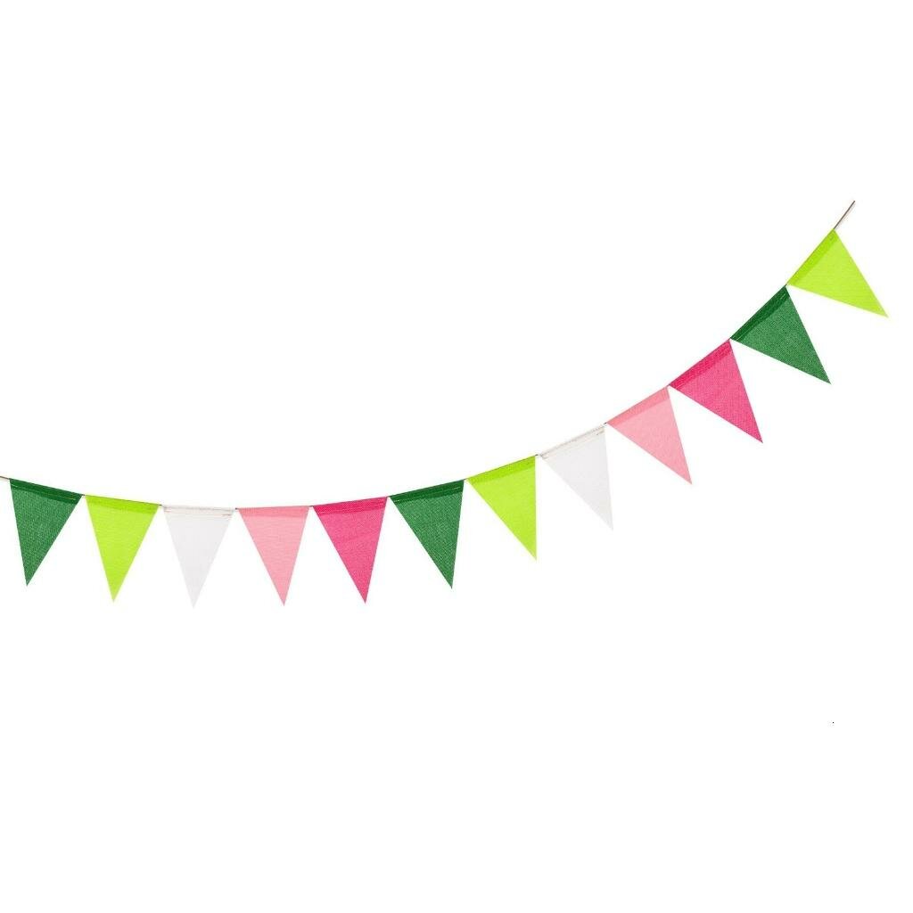 Рождественские Треугольные Флаги