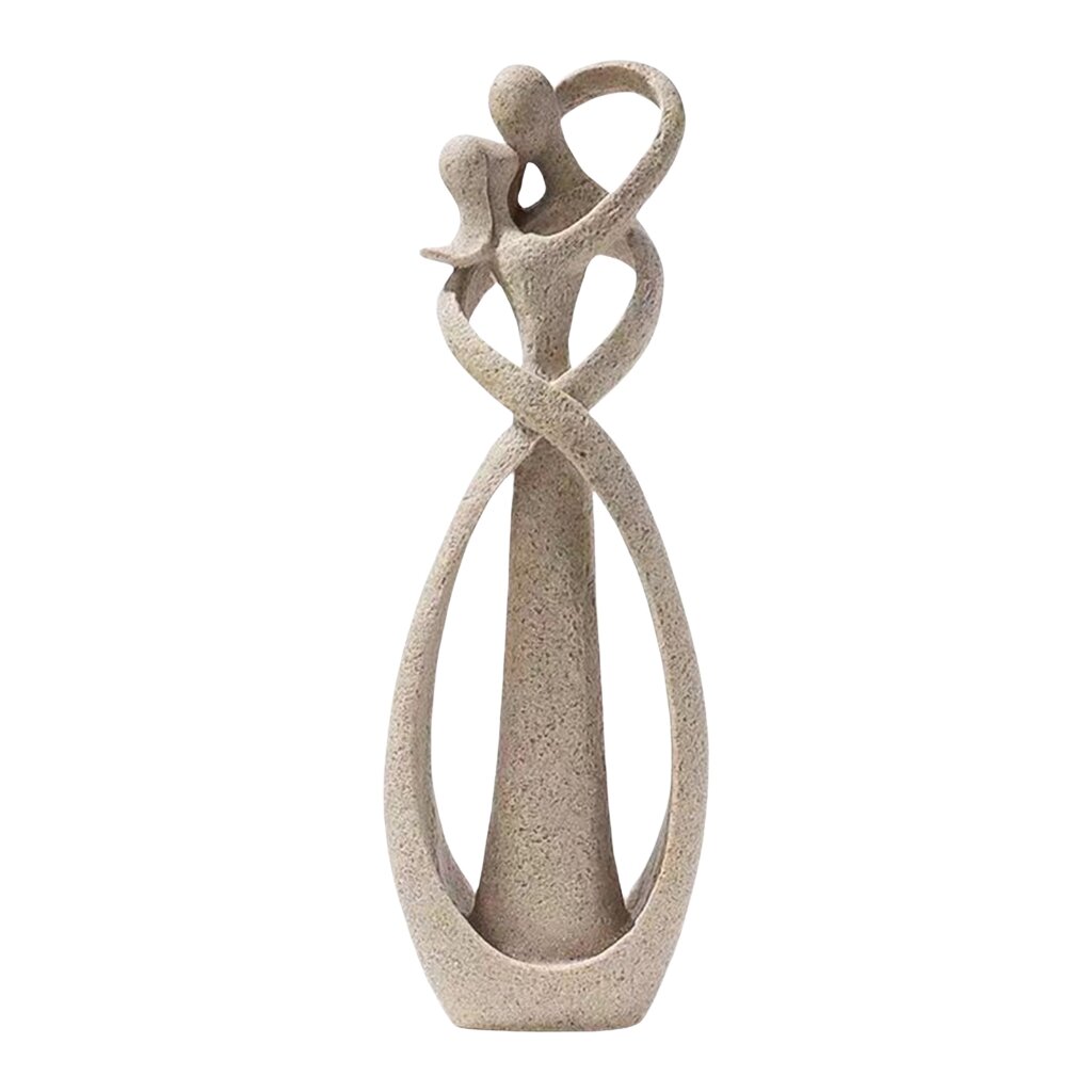 Пары обнимают статуэтки, поделки, небольшие украшения