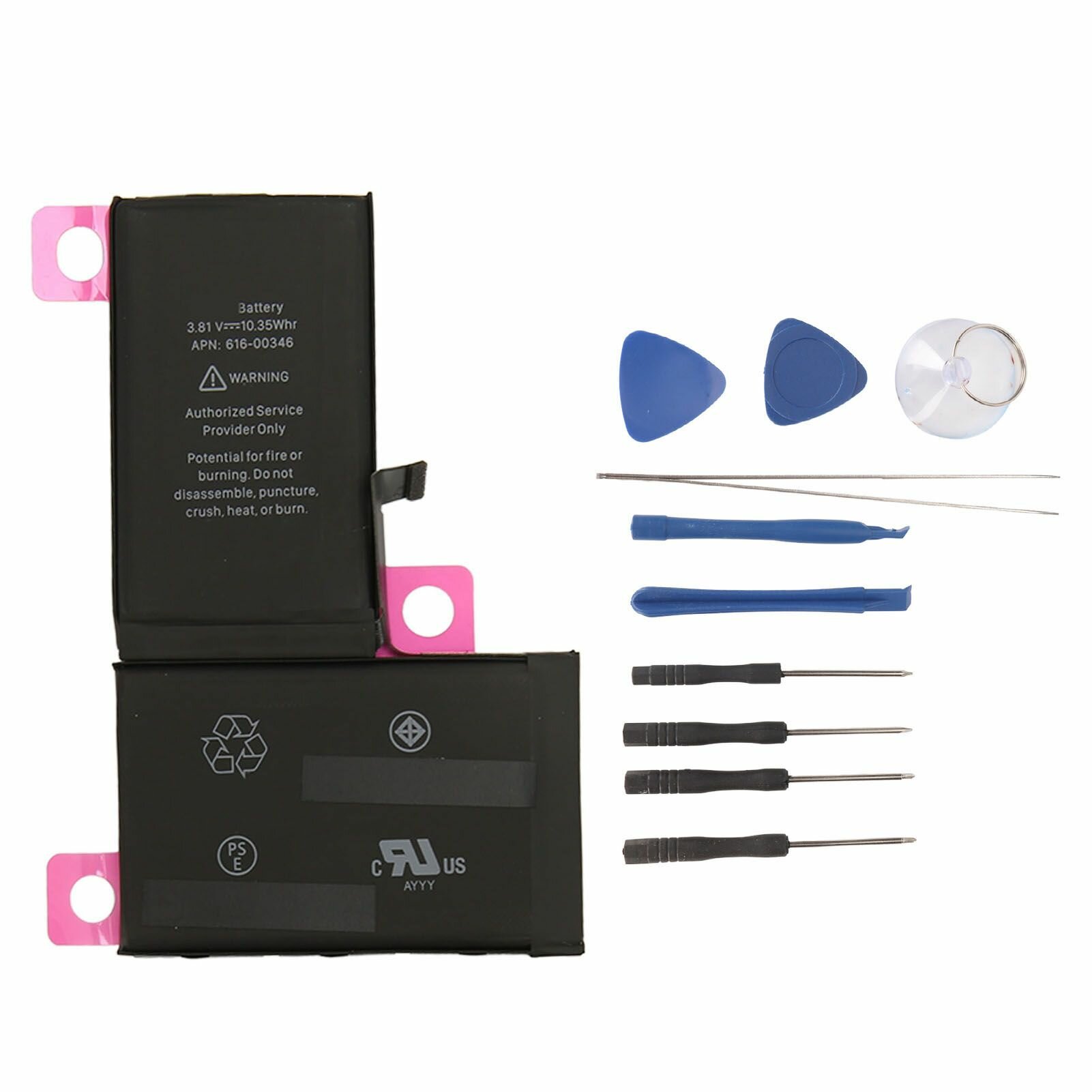 Аккумулятор для iPhone X, 2716 мАч, с инструментами