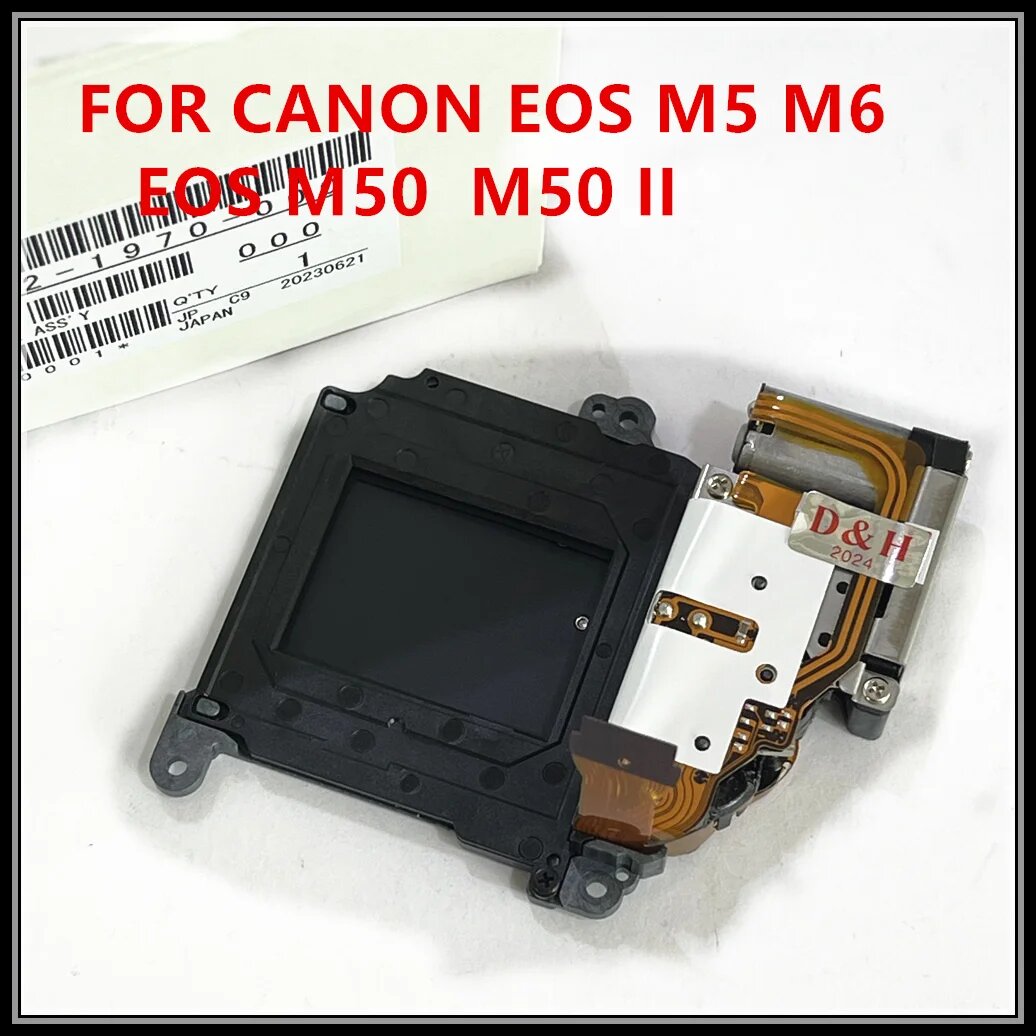 Запасная часть для Canon EOS M5 M6 M50 II, группа затвора в сборе с лезвием, блок штор