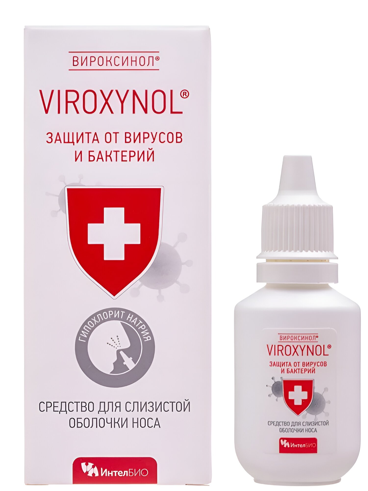 Средство для защиты слизистой оболочки носа "Вироксинол Плюс", спрей, 15 мл