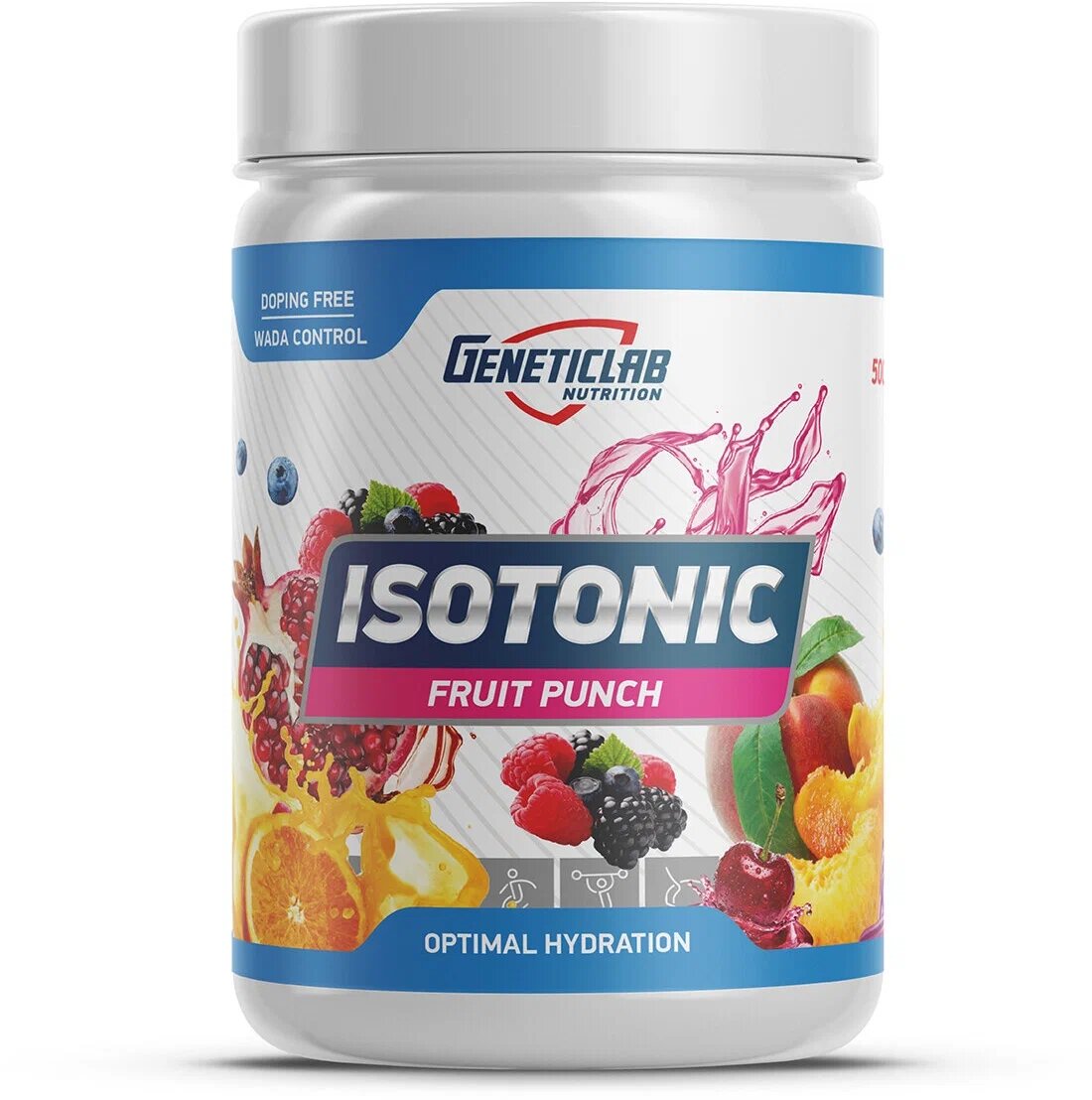 Изотоник GeneticLab Isotonic "Фруктовый Пунш" 500 г 20 порций