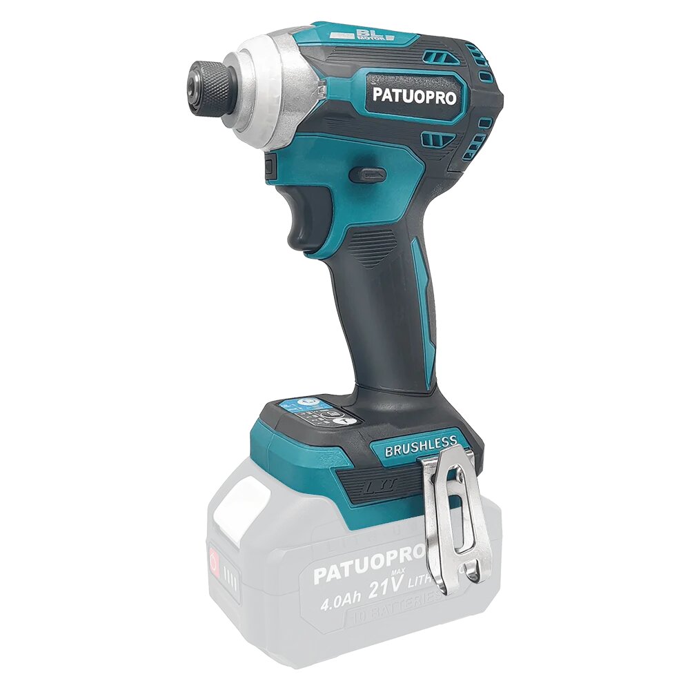 Беспроводной ударный гайковерт PATUOPRO 1/4 дюйма для аккумулятора Makita 18 В