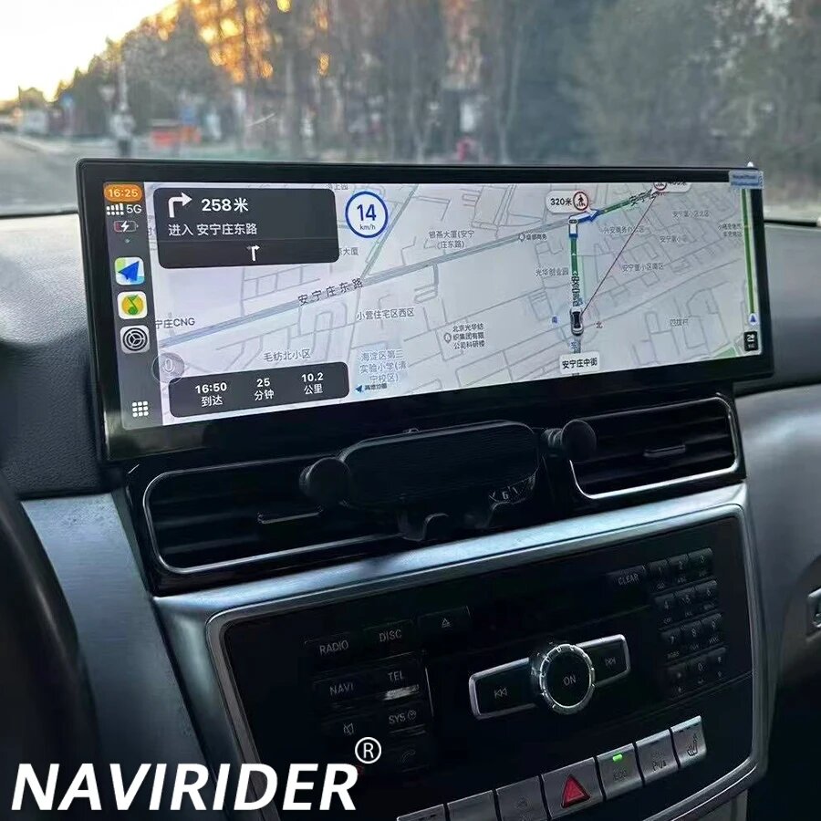 14,9-дюймовый Android-авто для Mercedes Benz ML W166 GL X166 2012-2015, автомобильный GPS-мультимедийный плеер, стерео CarPlay, навигационный головное устройство 8GB RAM 128GB ROM