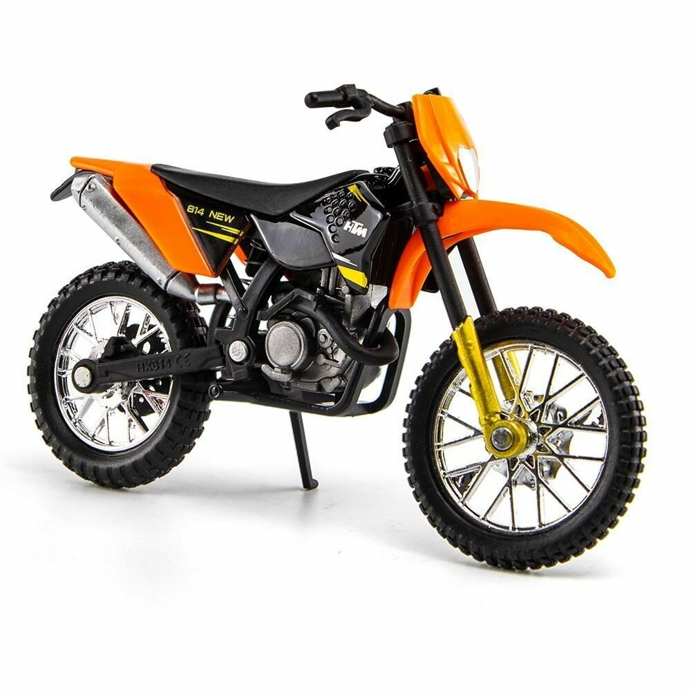 1: 18 KTM480SX-F. Сплавированные модели мини - мотоциклов. Игрушки для мальчиков. со стендом