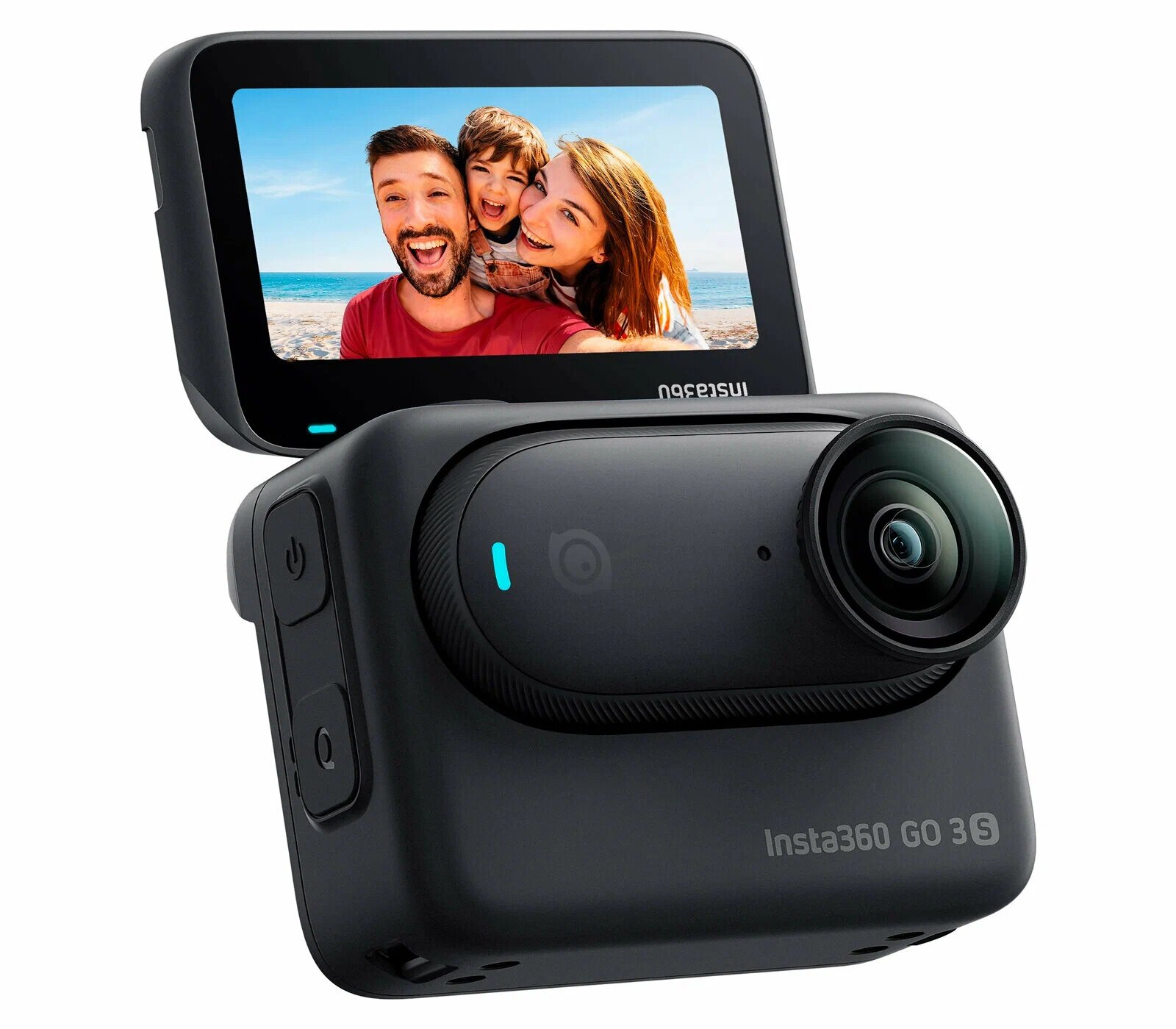 Экшн-камера Insta360 Go 3S, 4К, с магнитным креплением и Wi-Fi, водонепроницаемость IPX8