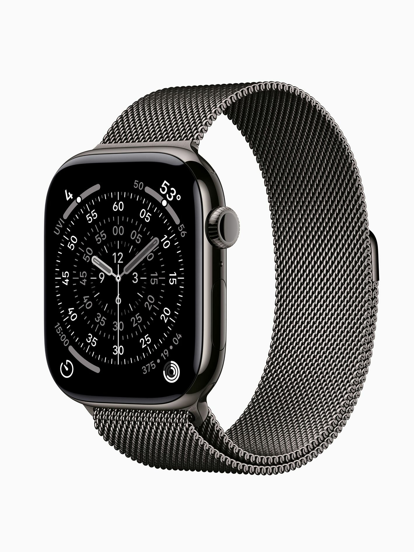 Умные часы Apple Watch Series 11 42 мм GPS + Cellular, Slate Titanium Case with Slate Milanese Loop (Size 130-180мм)
