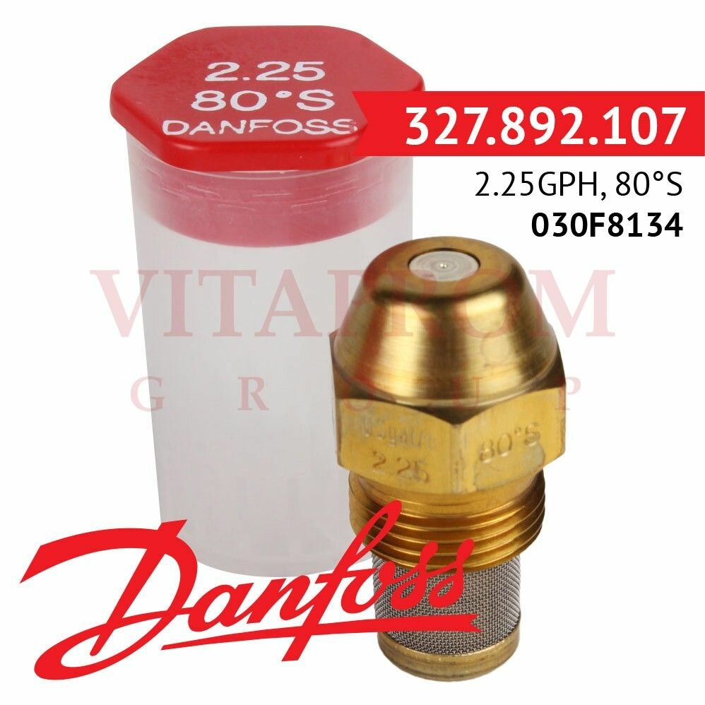 Форсунка Danfoss 2.25GPH, 80S, 030F8134